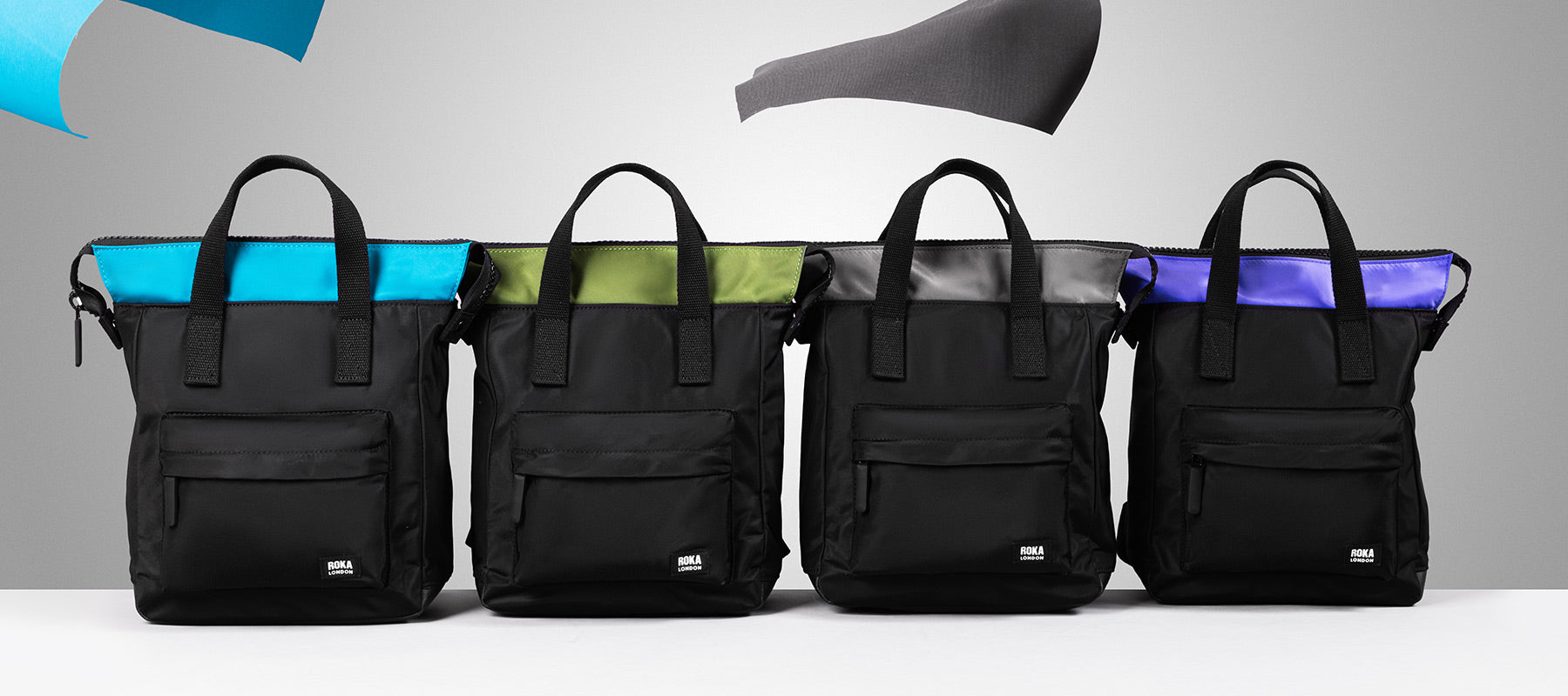 Creative Waste Collection: Two-Tone Limited Edition Bags – ROKA London