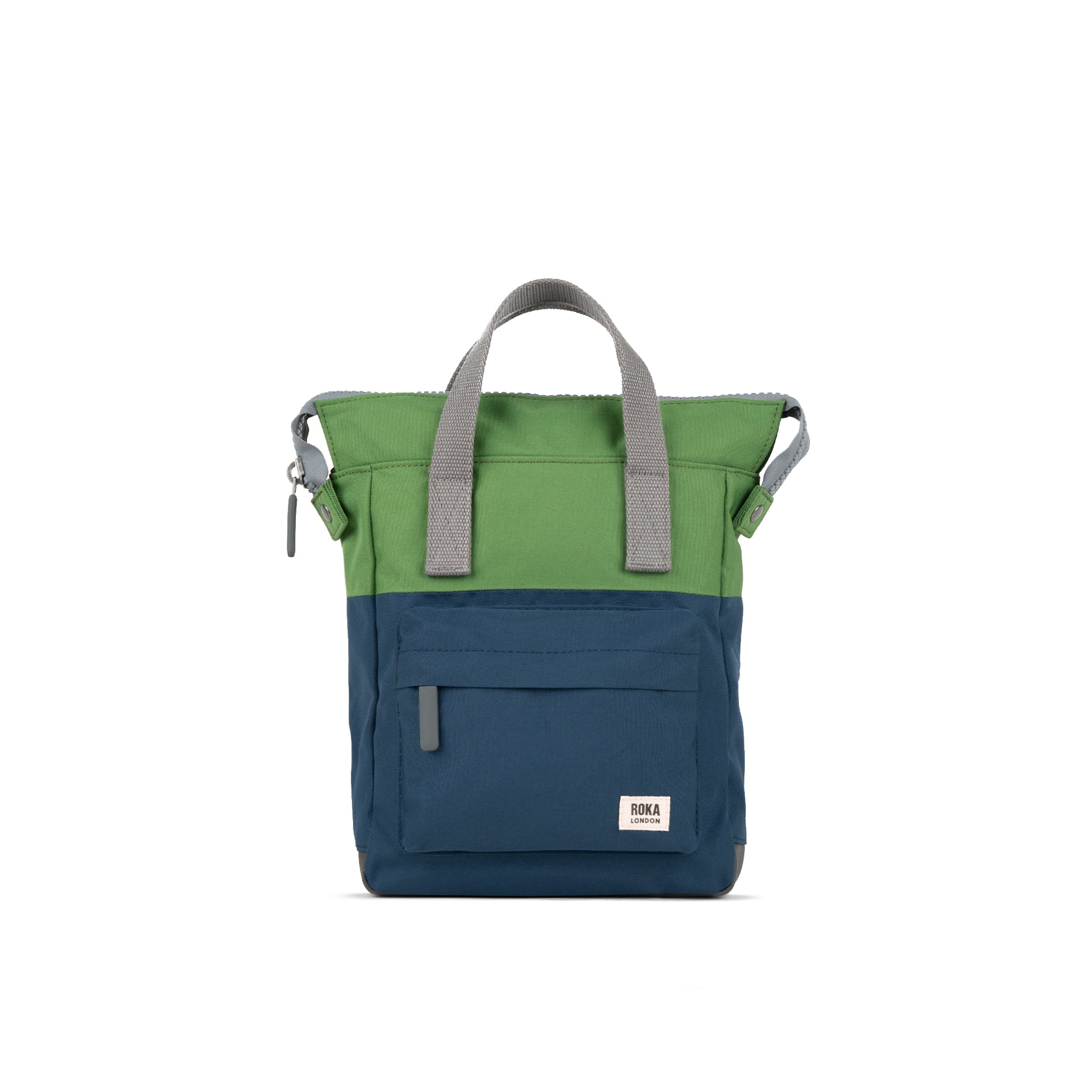 Creative Waste Bantry Backpack in Deep Blue/Foliage – ROKA London
