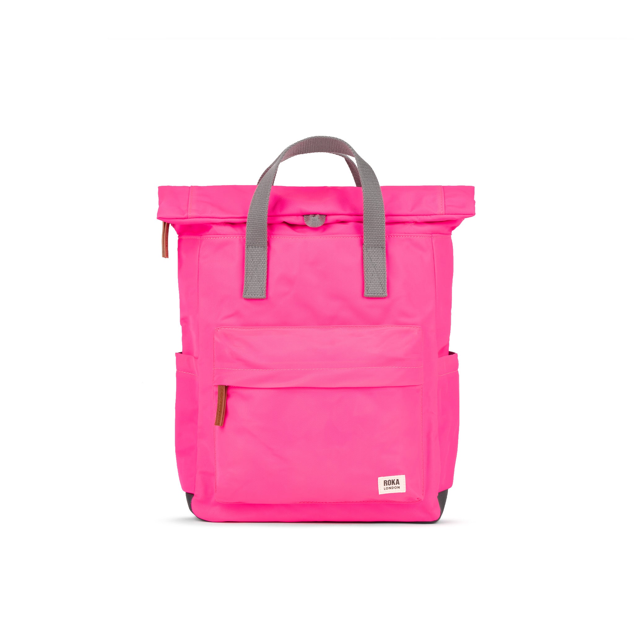 Canfield B Neon Pink | Recycled & Eco-Friendly Backpacks | ROKA London