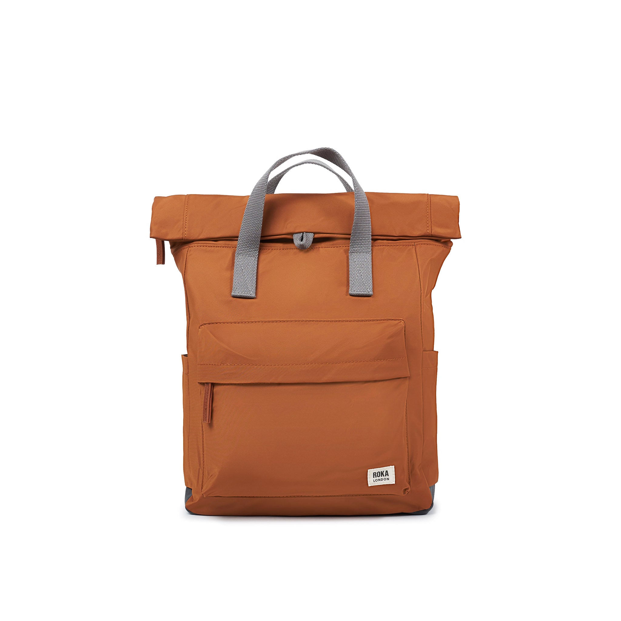 Canfield Roll Top Backpack in Bran – ROKA London