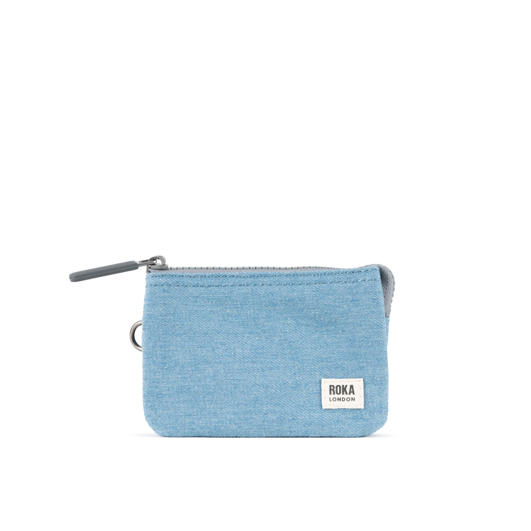 Carnaby Wallet in Light Denim – ROKA London