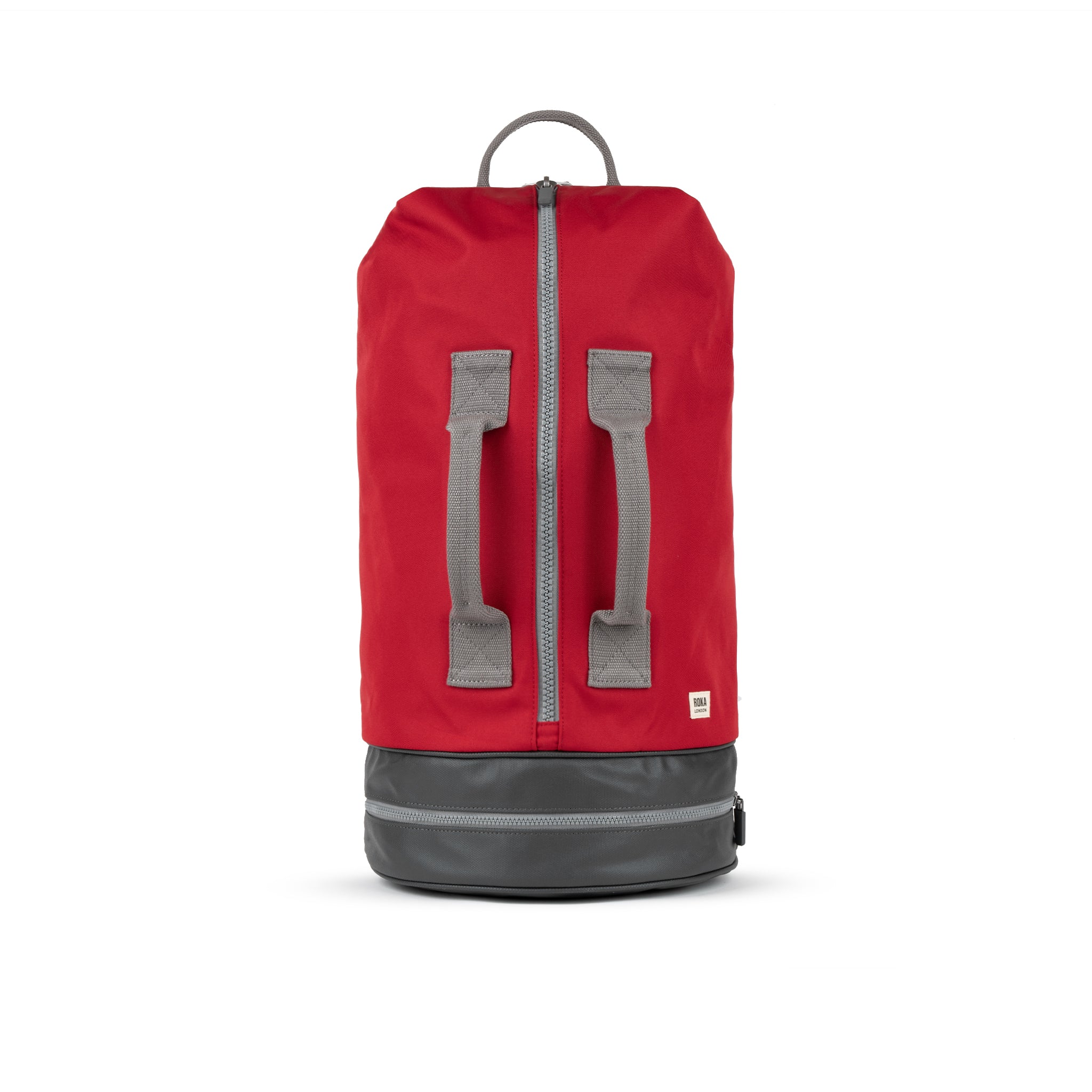 Heathrow Duffle Bag Backpack in Mars Red – ROKA London