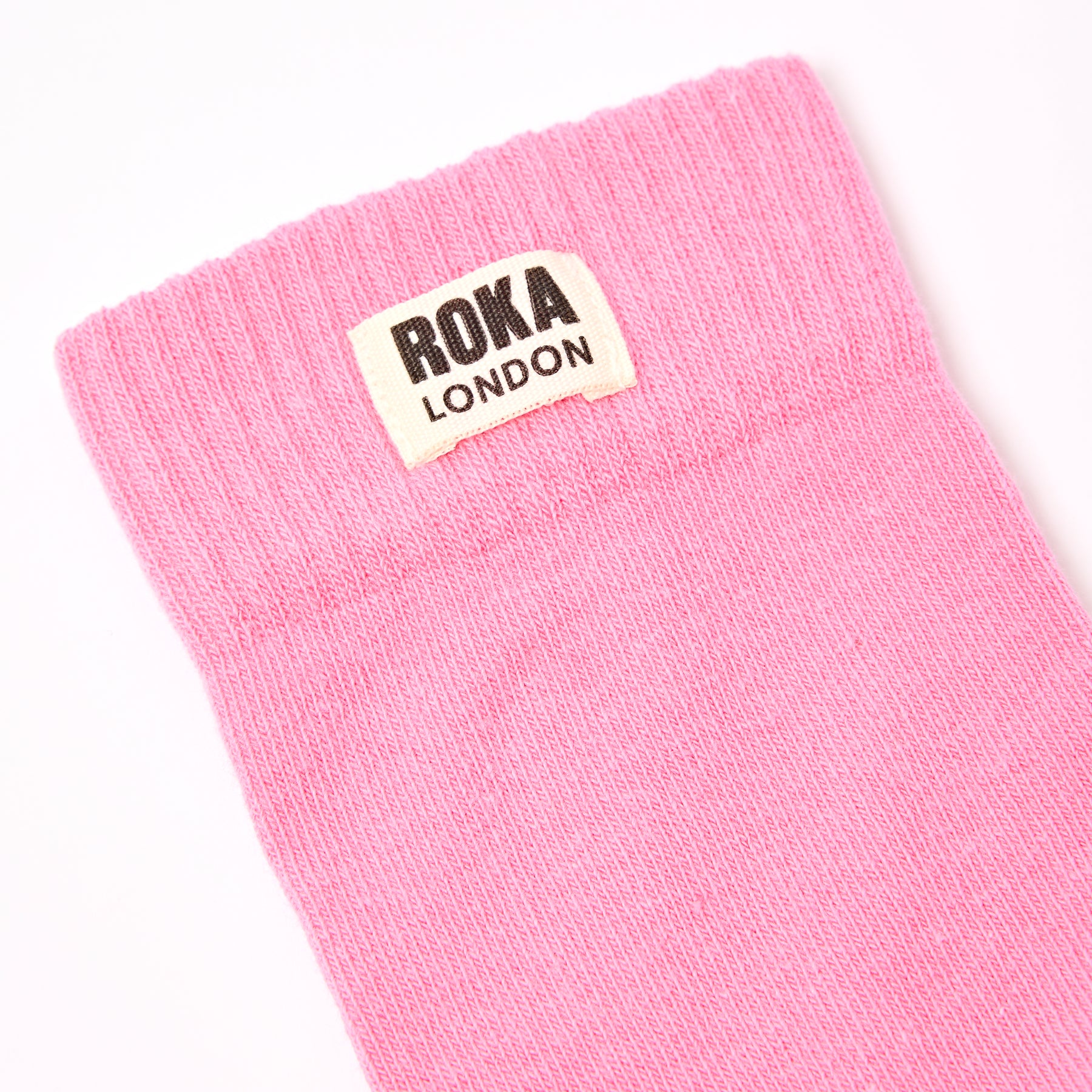 Wimbledon Crew Socks for Women in Pink Carnation – ROKA London