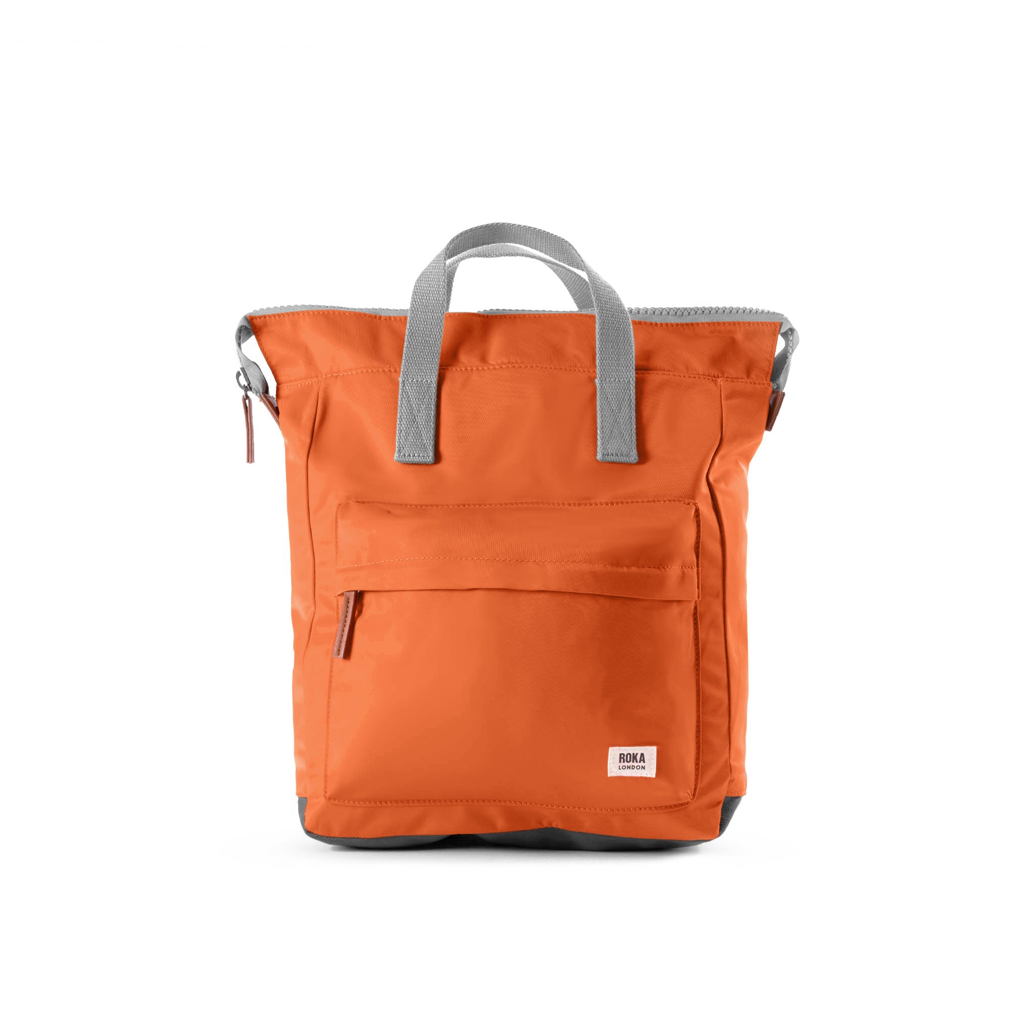 Canfield B Burnt Orange | Recycled & Eco-Friendly Backpacks | ROKA London