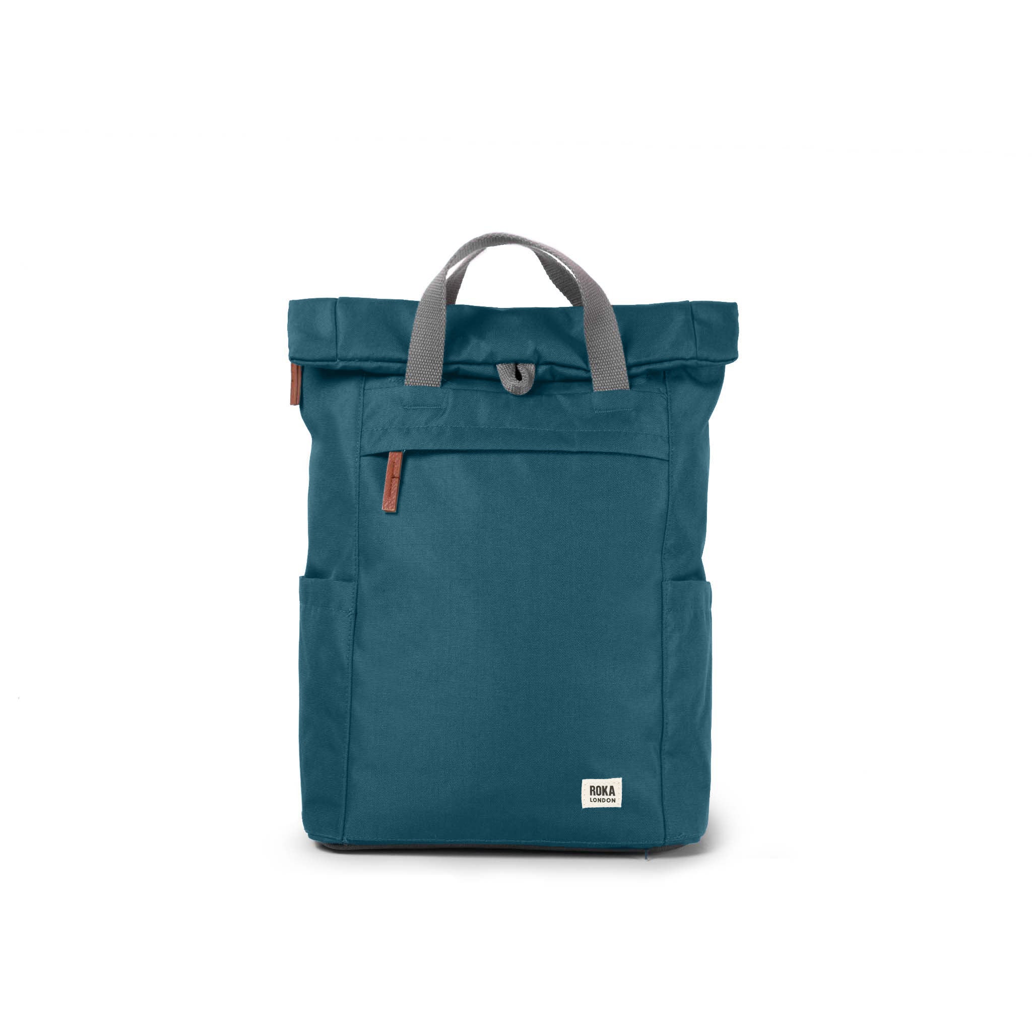 ROKA London | Finchley Sustainable Backpack | Teal Blue