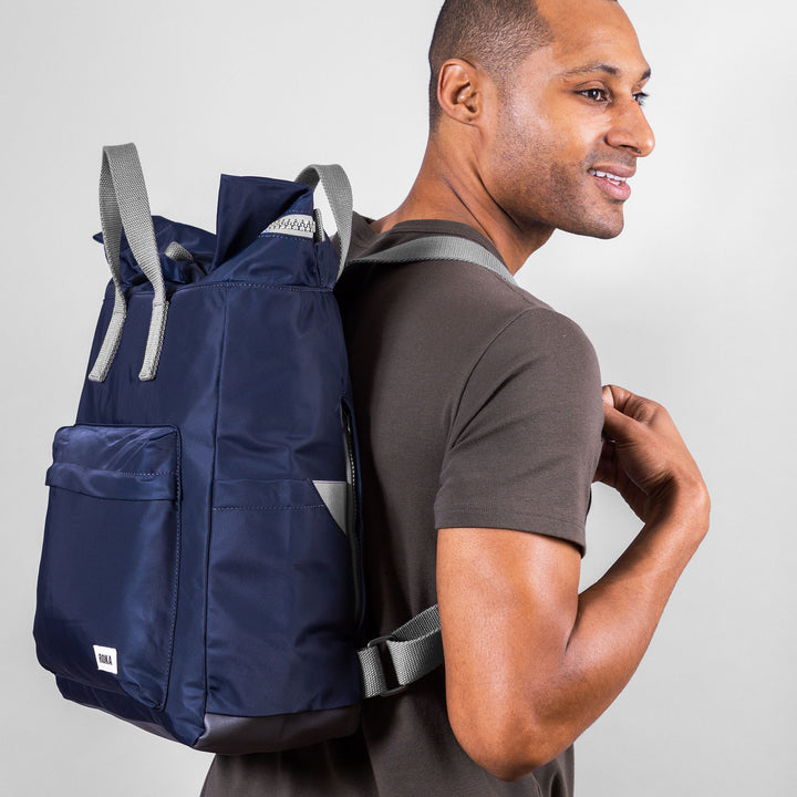 Roka | Backpacks | Sustainable Backpack | Midnight – ROKA London