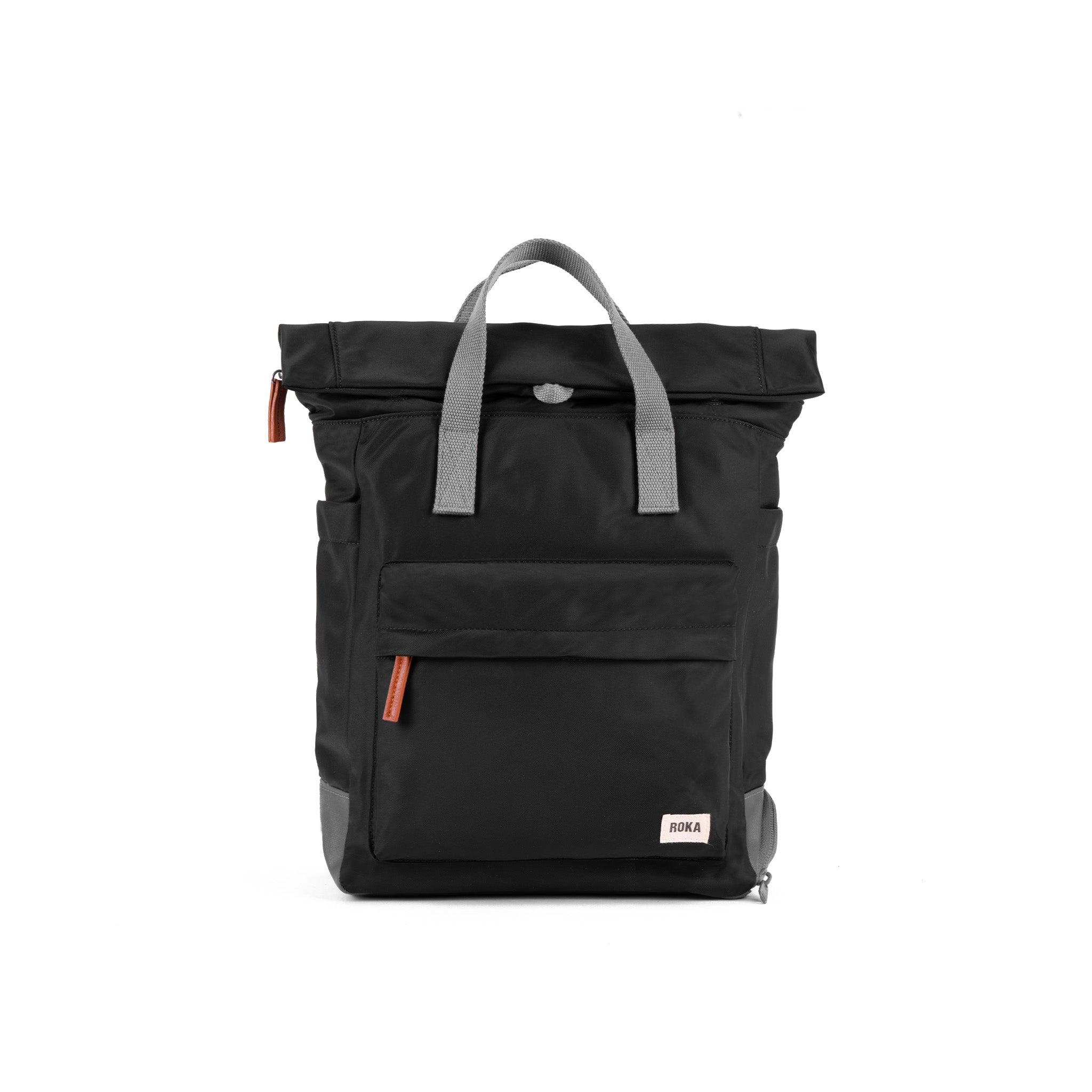 Bayswater Black | Recycled & Eco-Friendly Backpack | ROKA London\